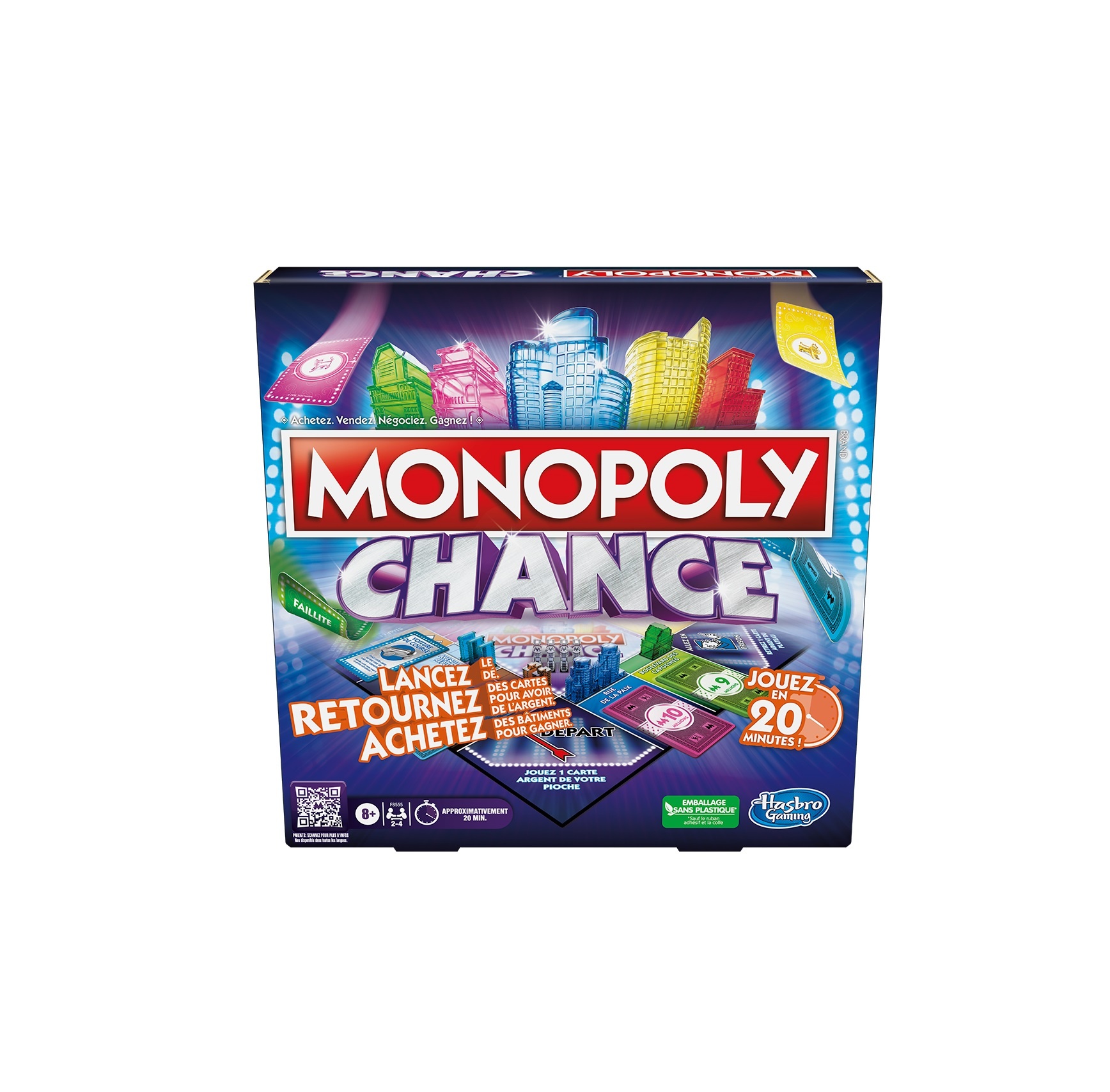 Monopoly chance (Multilingue) - L'armoire à Jeux Inc.