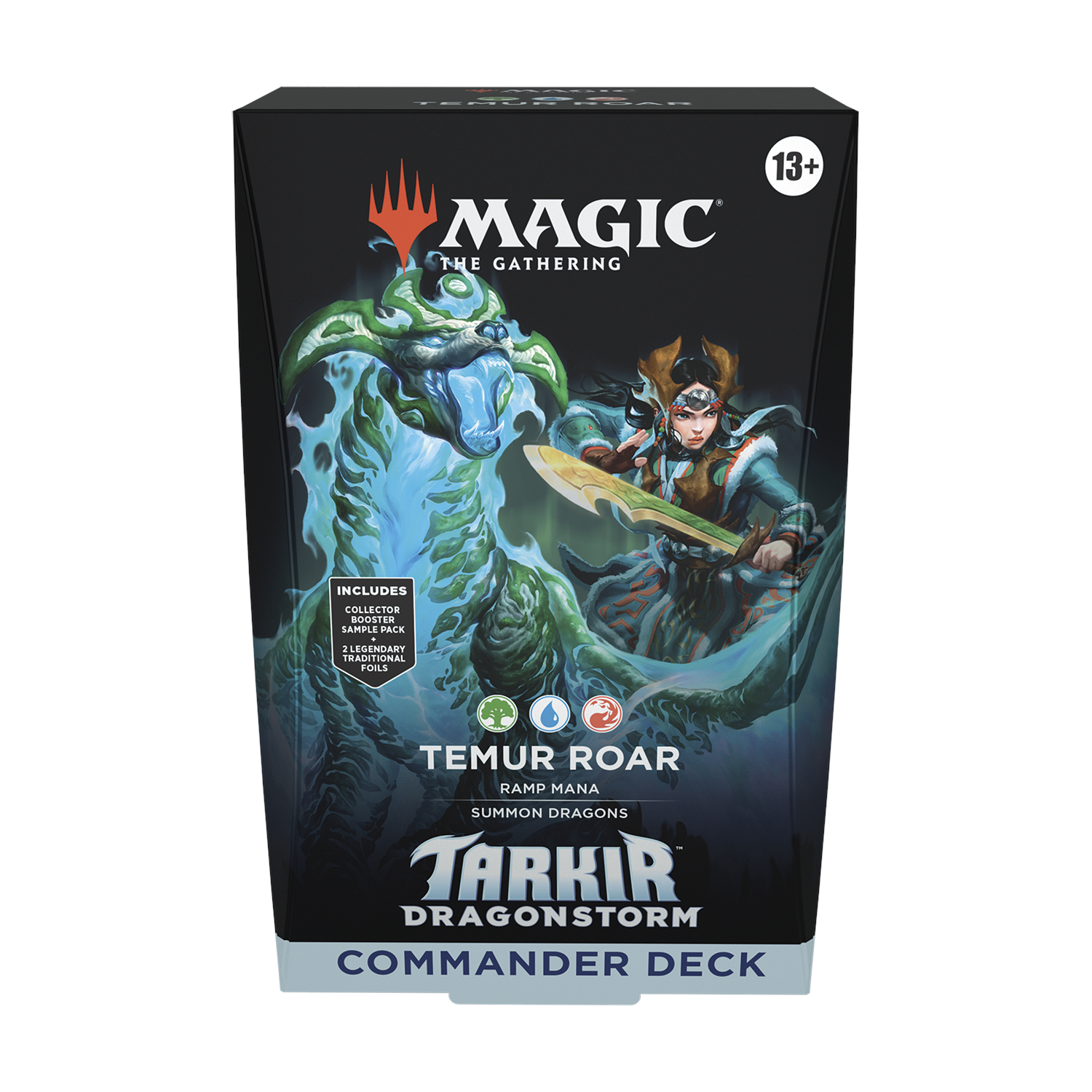 Magic the Gathering - Tarkir Dragonstorm - Commander - Temur Roar - L ...