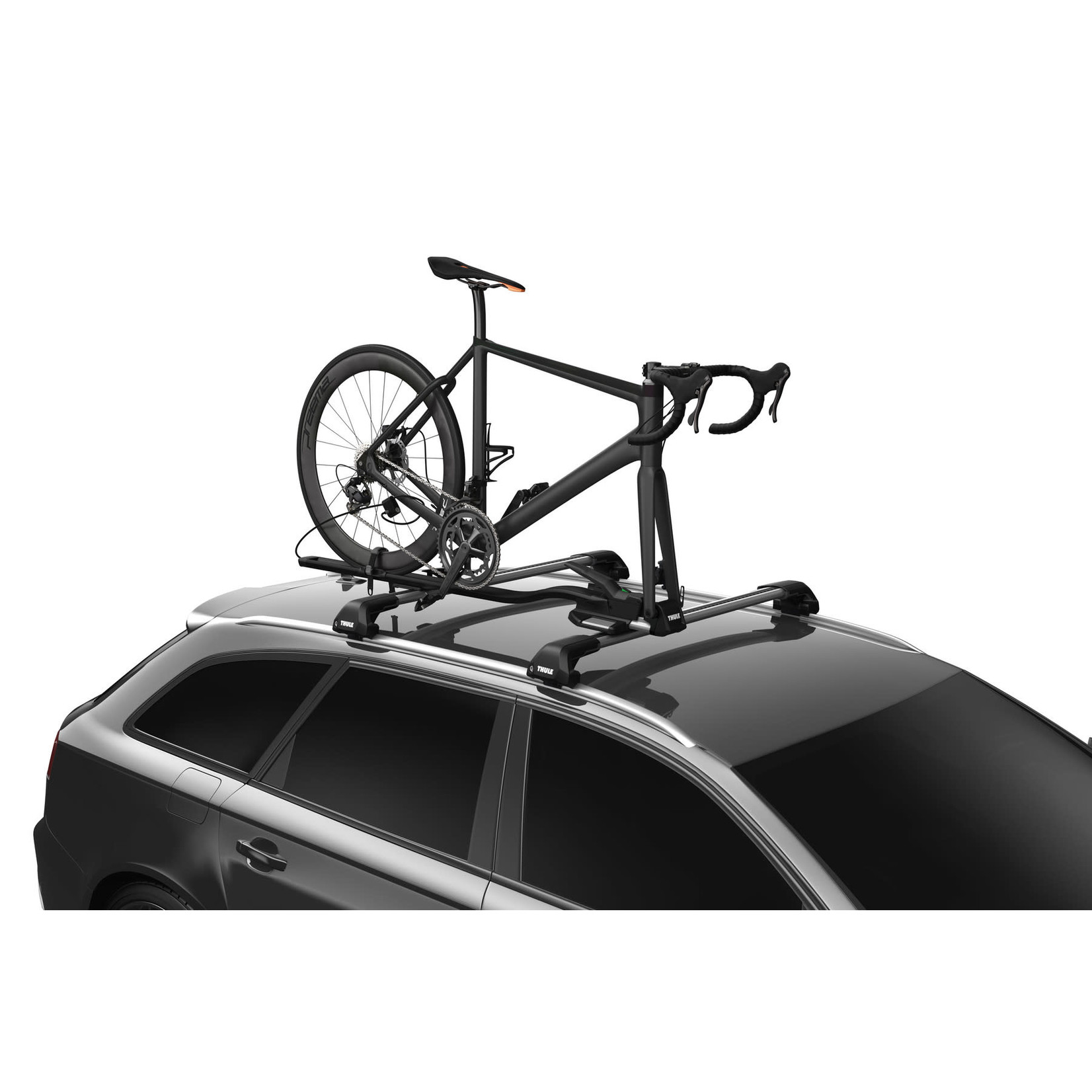 Car Roof Mount Bike Fork Mount Carrier - Aluminum Alloy Roof Rack For ...