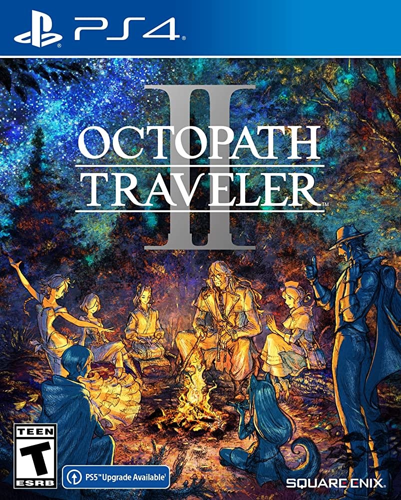 PS4-Octopath Traveler II - Blue Dragon Video Games