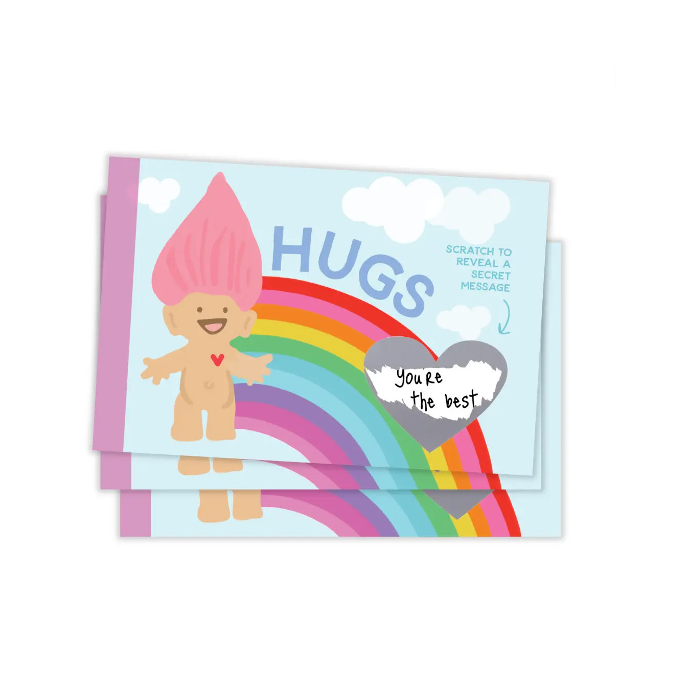 Valentine Troll Scratch-Off Cards - 24pk - Pumpkin and Bean