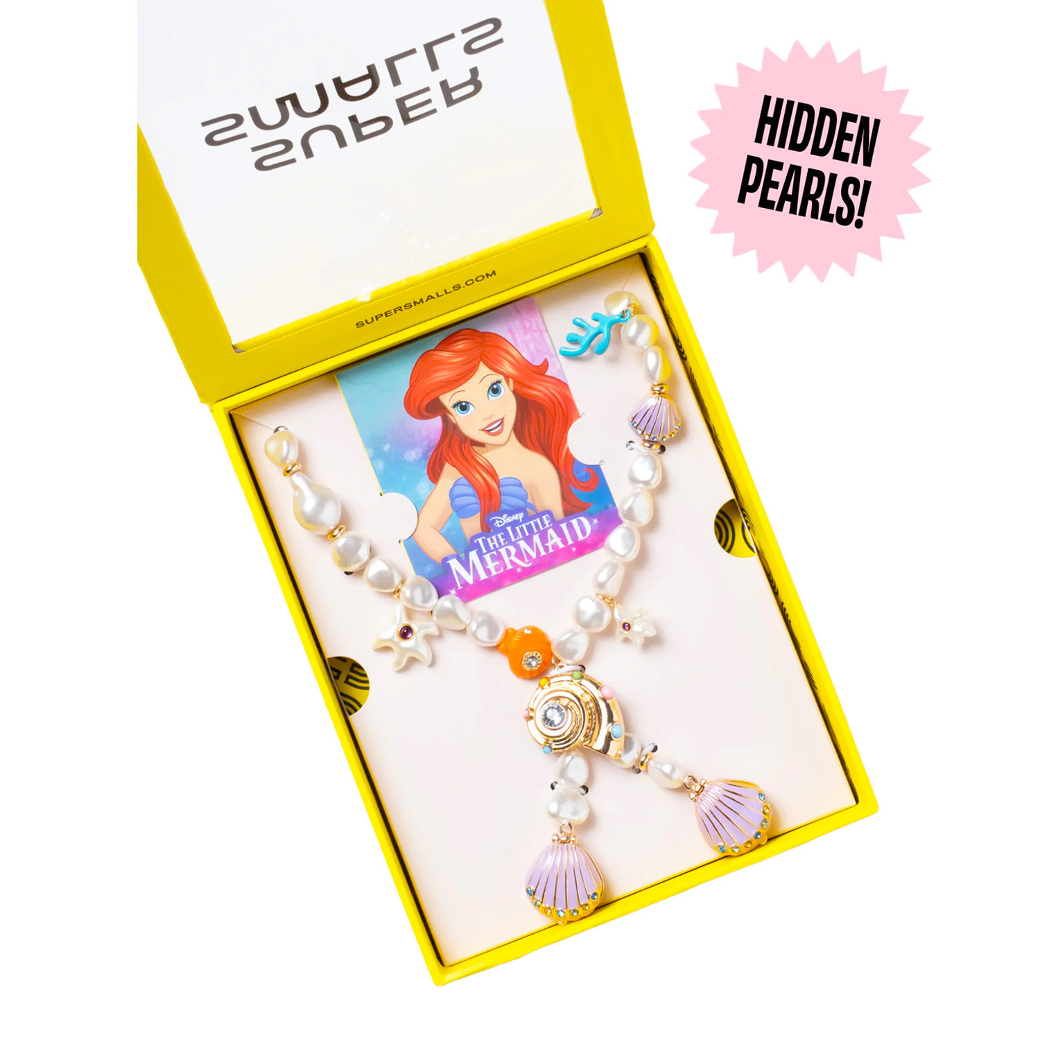 Super Smalls Disney - Ariel Necklace - Pumpkin and Bean