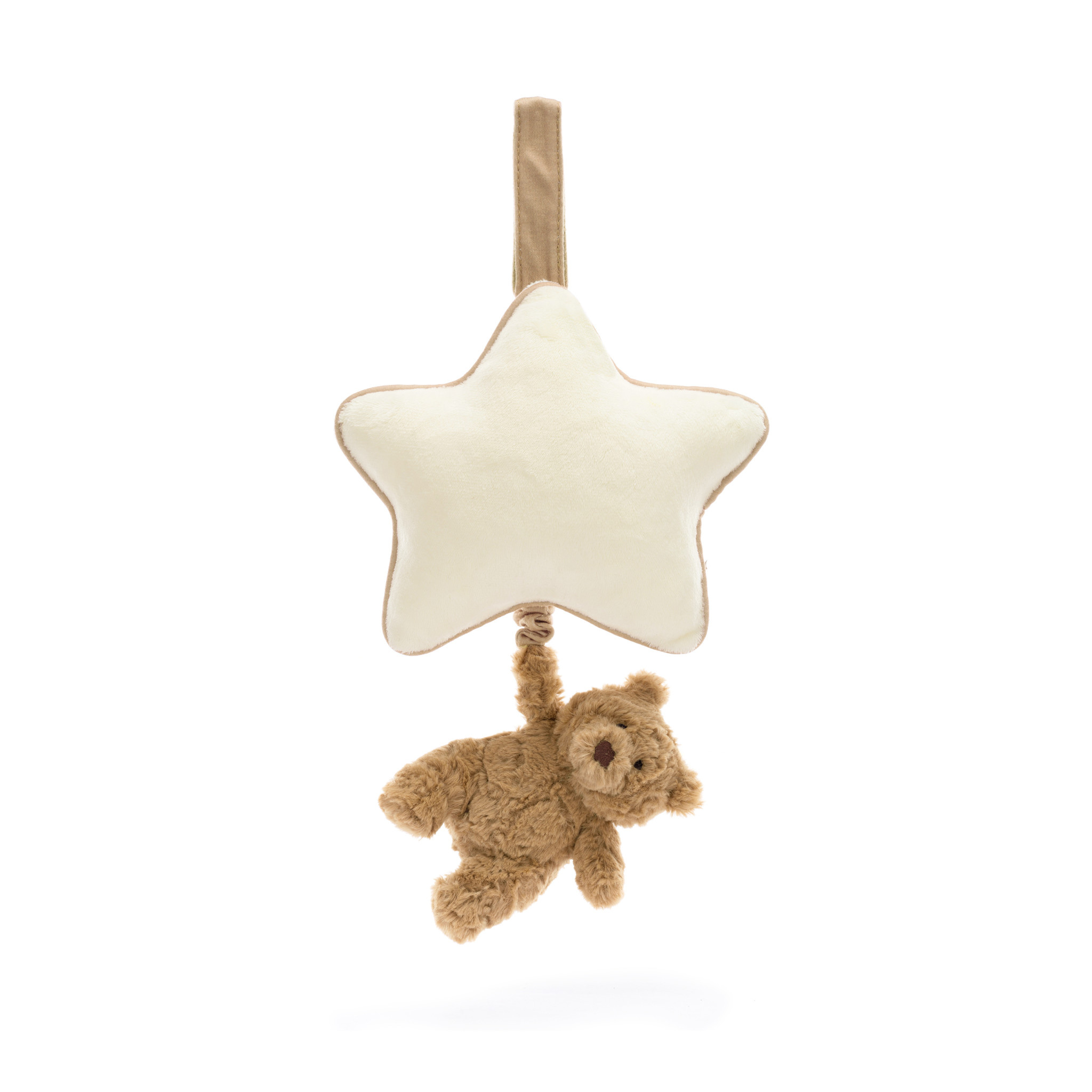 Jellycat Bartholomew Bear Musical Pull Pumpkin And Bean