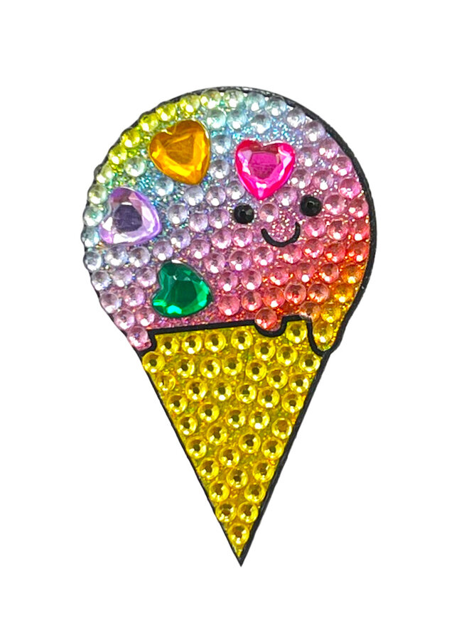StickerBeans S'mores Rhinestone Sticker - Pumpkin and Bean