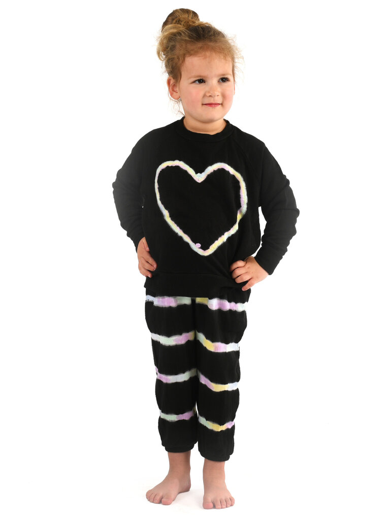 Fairwell Kids Big Heart Mellow Raglan Set - Pumpkin and Bean