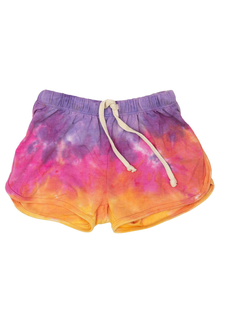Fairwell Kids Girls Sunset Camp Short - Pumpkin and Bean