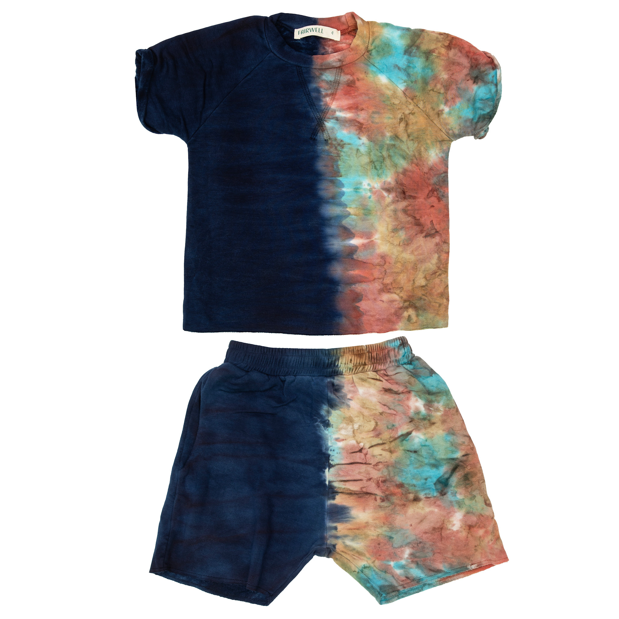 Fairwell Kids Breakwater Surf Vibe Set - Pumpkin and Bean