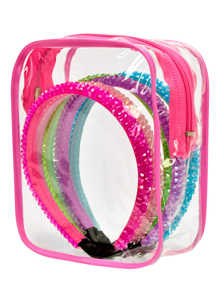 Iscream Girls 5 Pack Rhinestone Headbands - Pumpkin and Bean