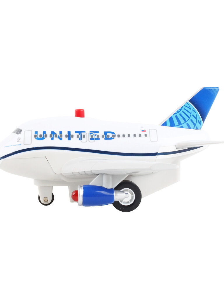 Light & Sound Pullback Toy Plane - Pumpkin and Bean