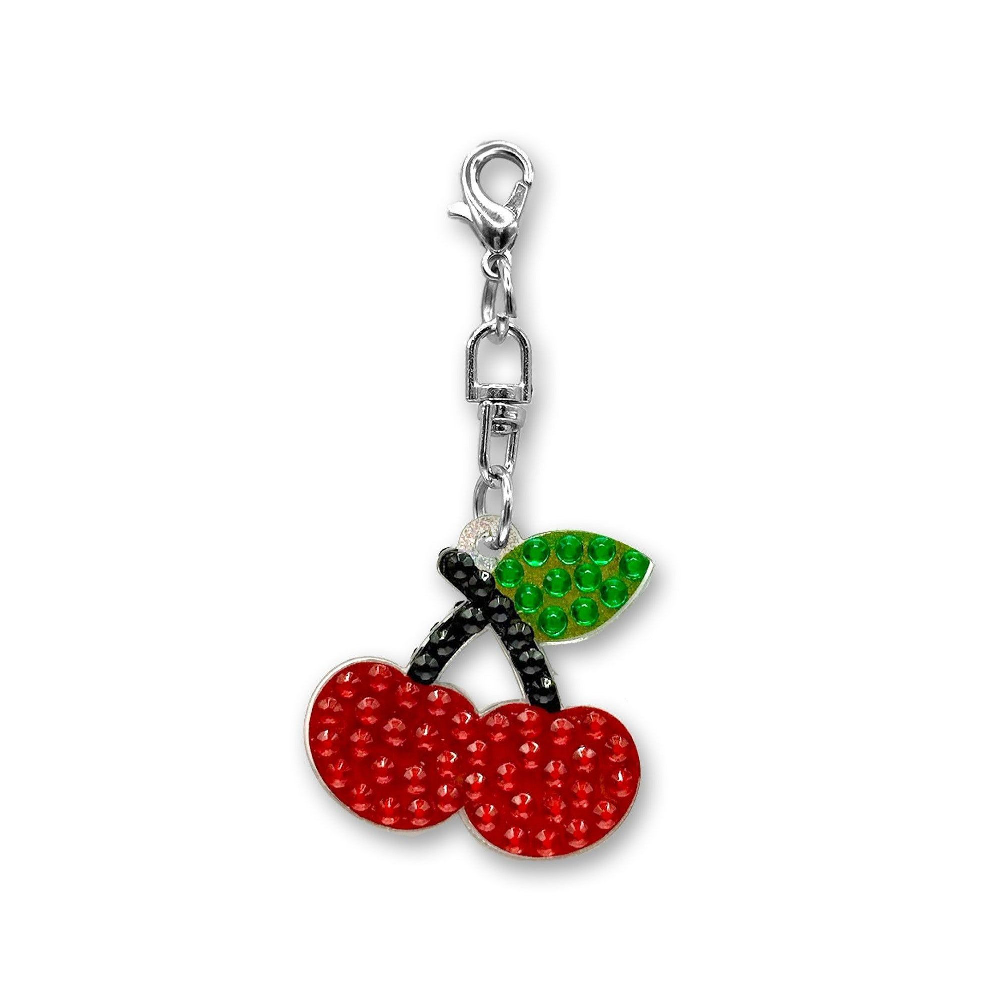 StickerBeans Cherries Keychain Charm - Pumpkin and Bean