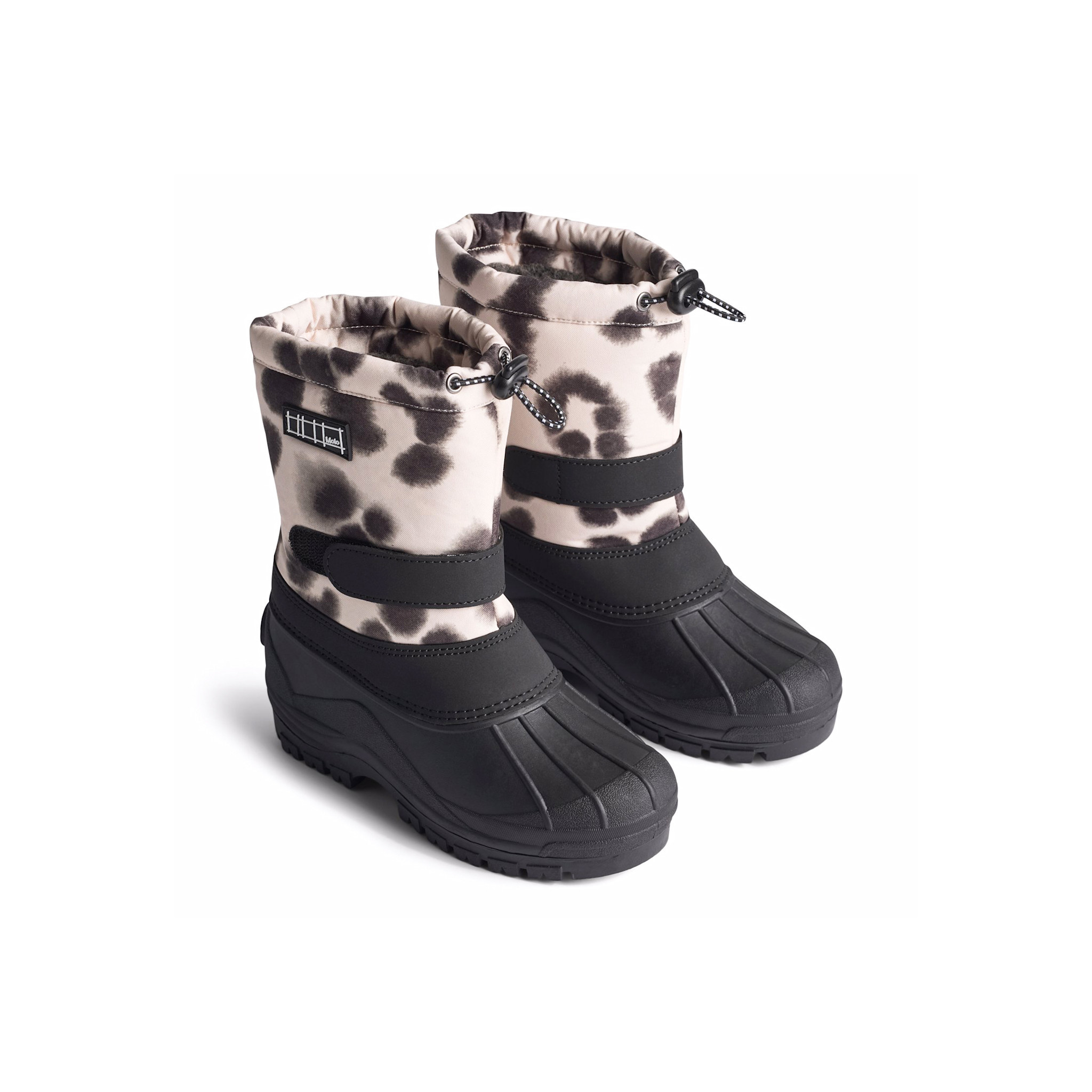 Molo Kids Leopard Snow Boots - Driven - Pumpkin and Bean
