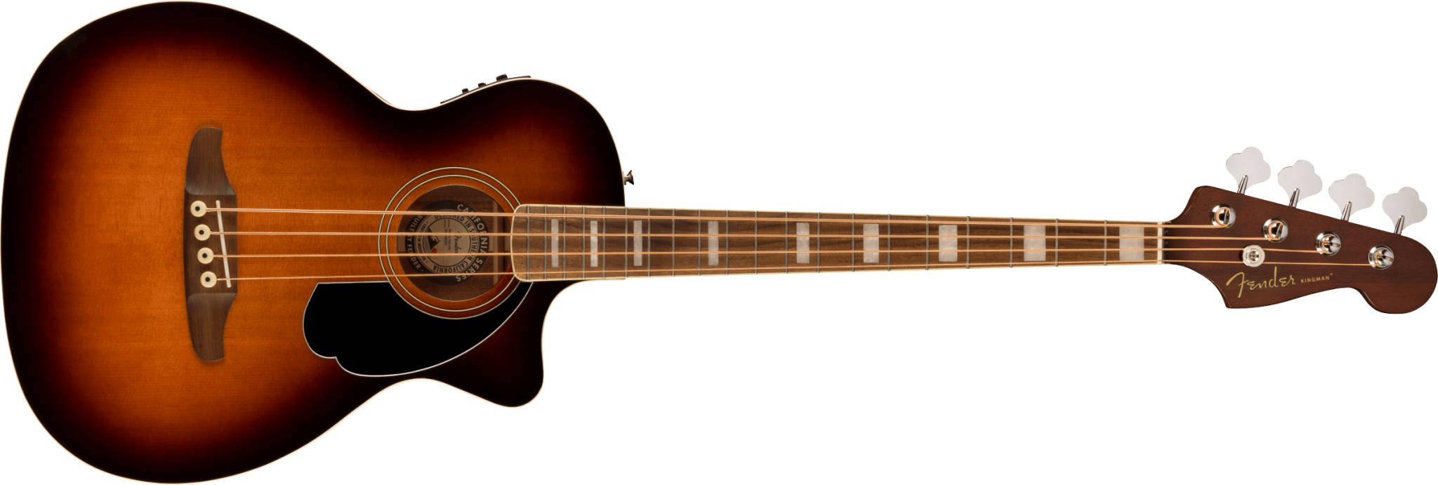 Fender Acoustic Bass Kingman Shaded Edge Burst WN w/Gig Bag - Amadeus Music