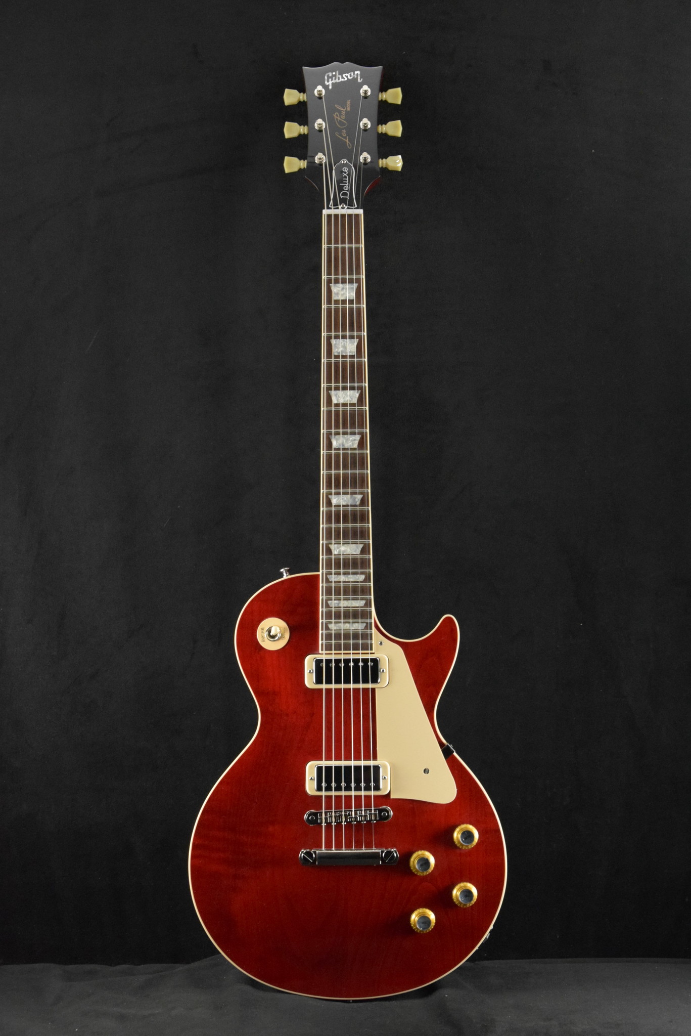 Gibson Custom Shop 76 Les Paul Deluxe In Wine Red Finish Fullers