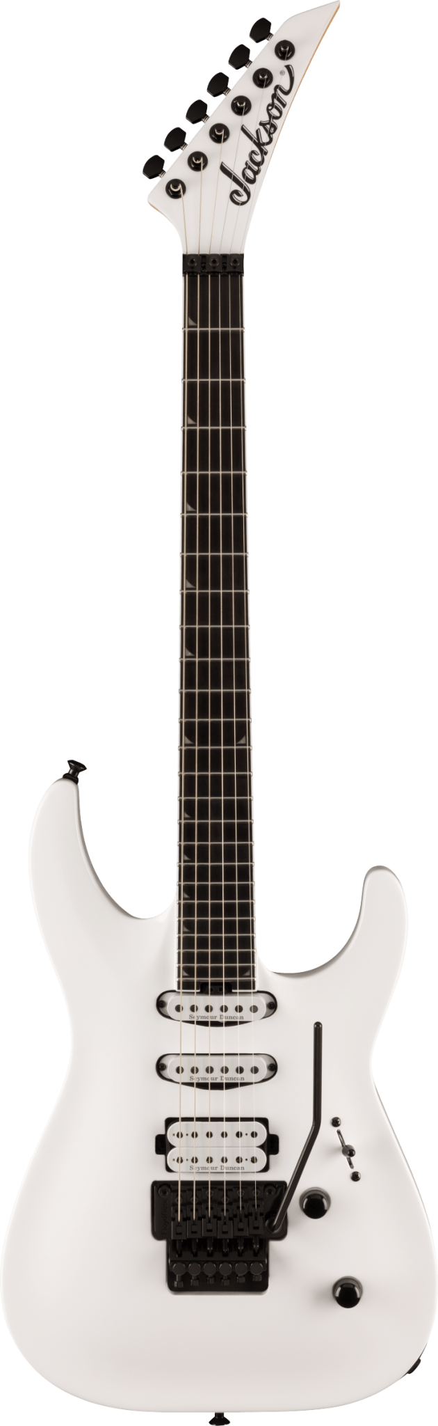 Jackson Pro Plus Series Soloist SLA3 Snow White Ebony Fingerboard ...