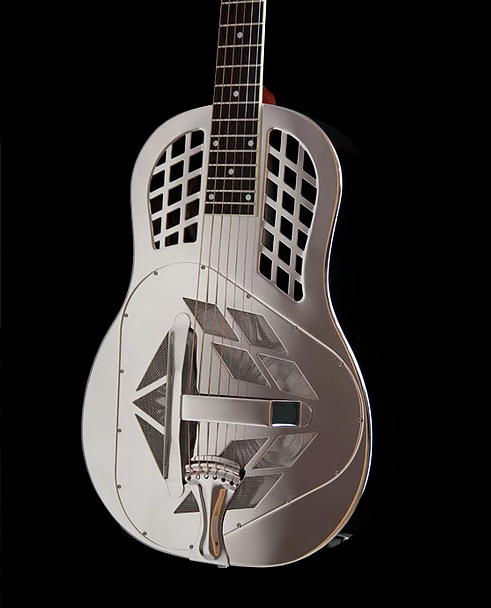 National Style 1 Tricone 12-Fret Brass Body Nickel Finish - Fuller's Guitar