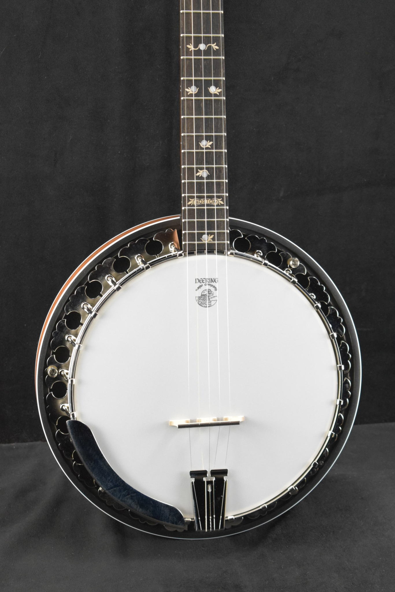 Deering Boston 5-String Mahogany Banjo - Fuller's Guitar