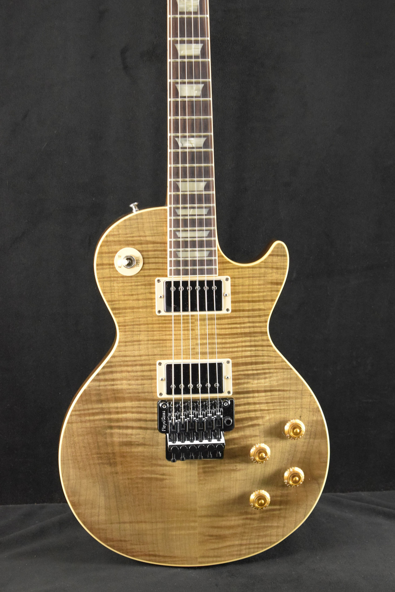 Gibson Custom Shop Les Paul Axcess Standard Figured Floyd Rose Gloss DC ...