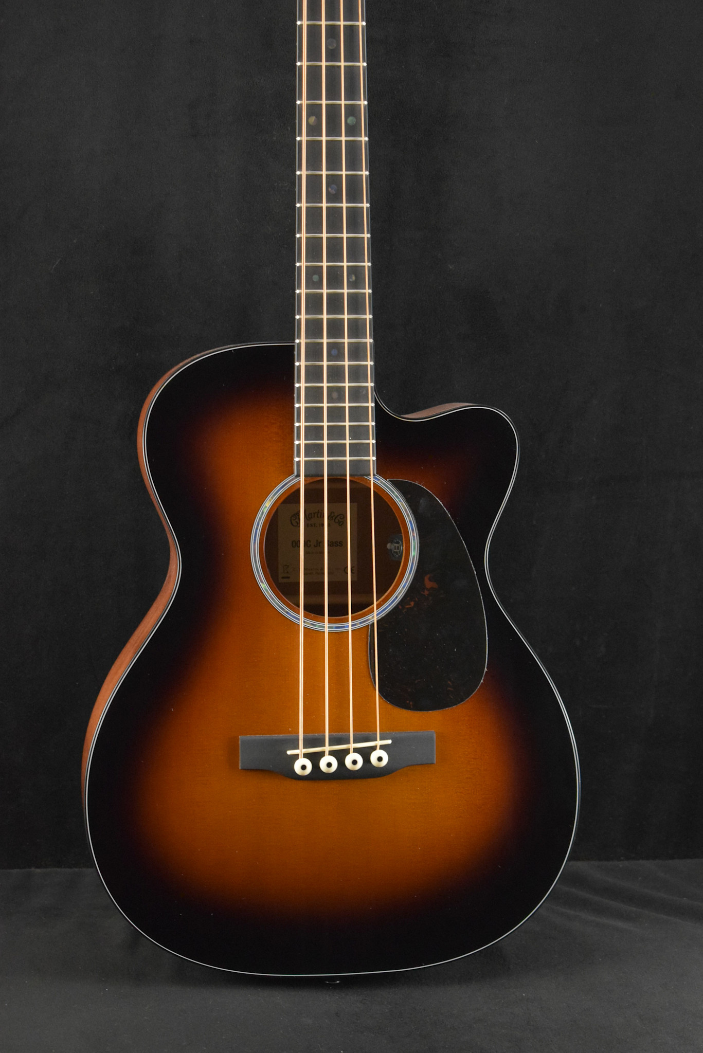 Martin 000CJR-10E Acoustic-Electric Junior Bass Burst - Fuller's Guitar