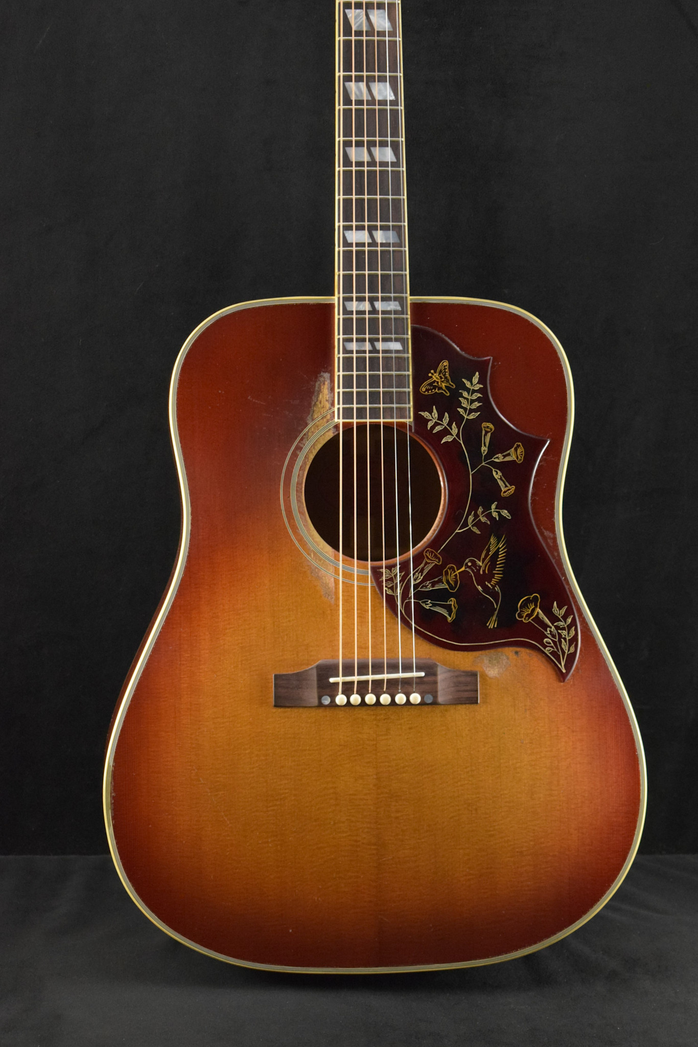 Gibson Murphy Lab 1960 Hummingbird Fixed Bridge Heritage Cherry ...