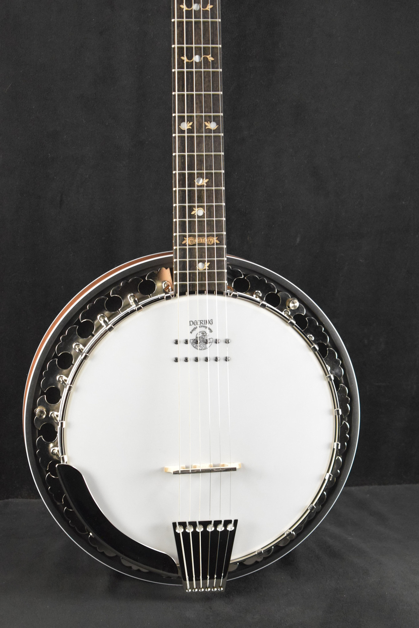 Deering Boston 6-String Acoustic/Electric Banjo w/Kavanjo Pickup ...