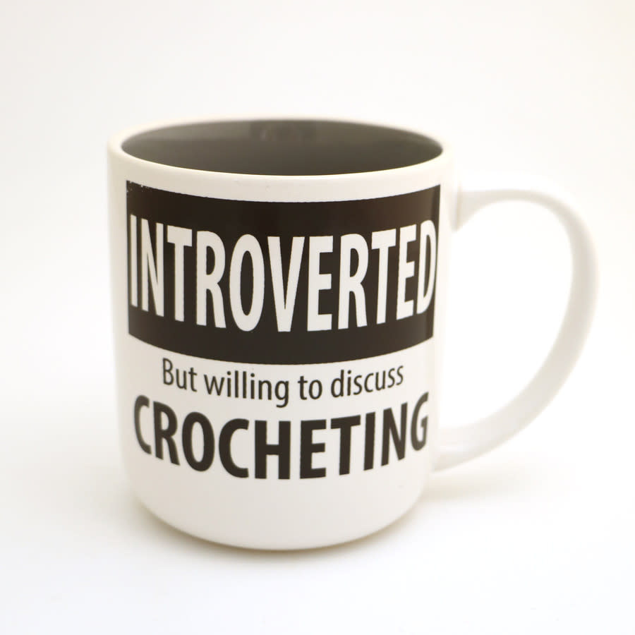 Introverted Crochet Mug - Knit Knot & Natter
