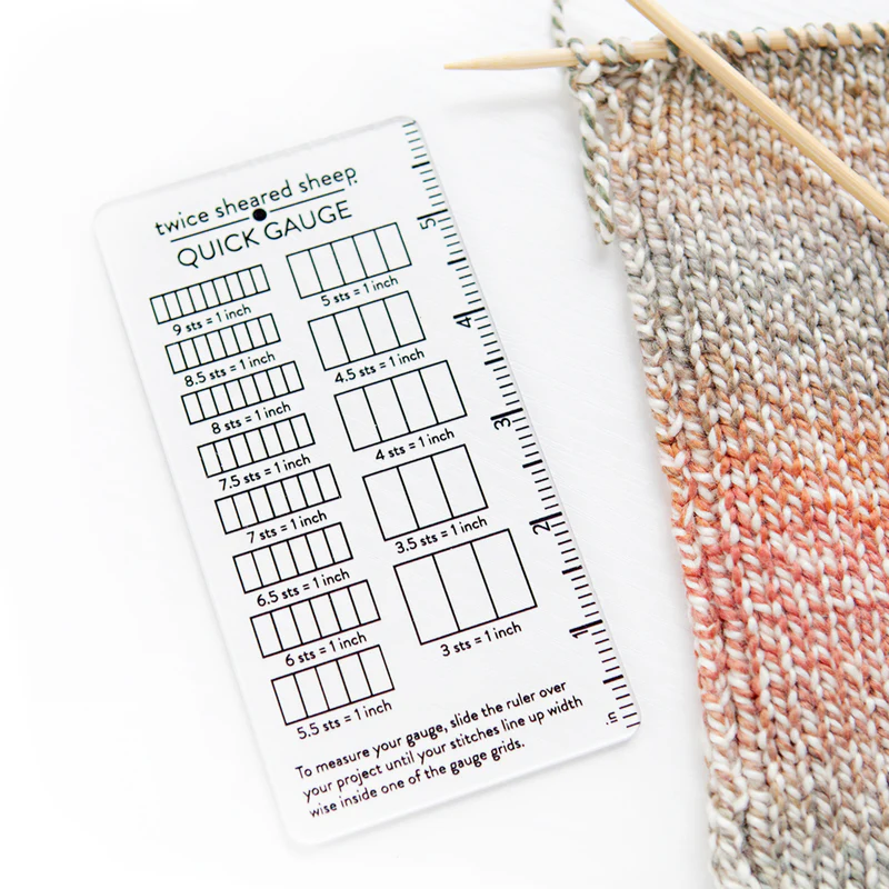 Quick Gauge Ruler - Knit Knot & Natter