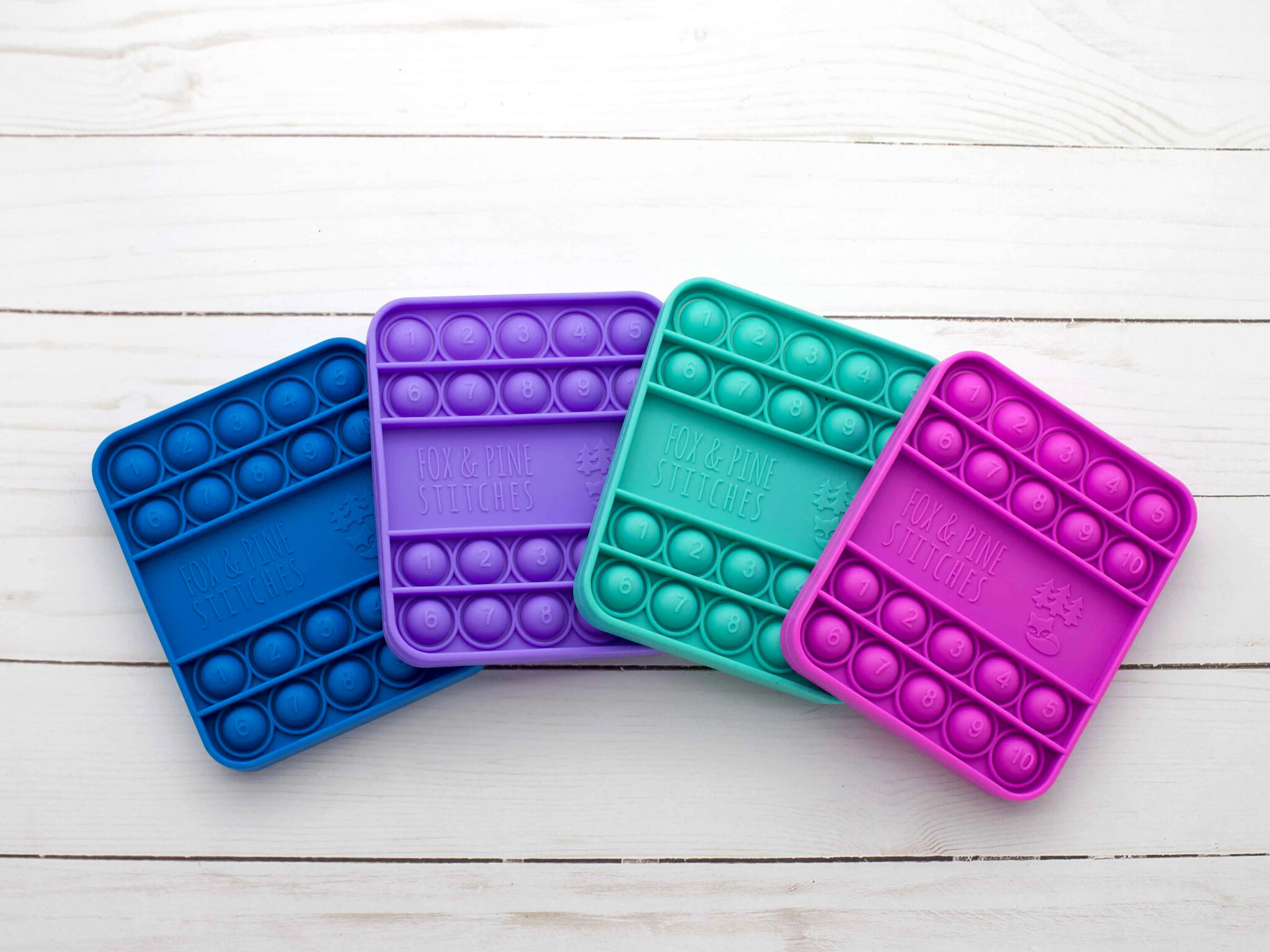 Colorful Row Counters - Knit Knot & Natter