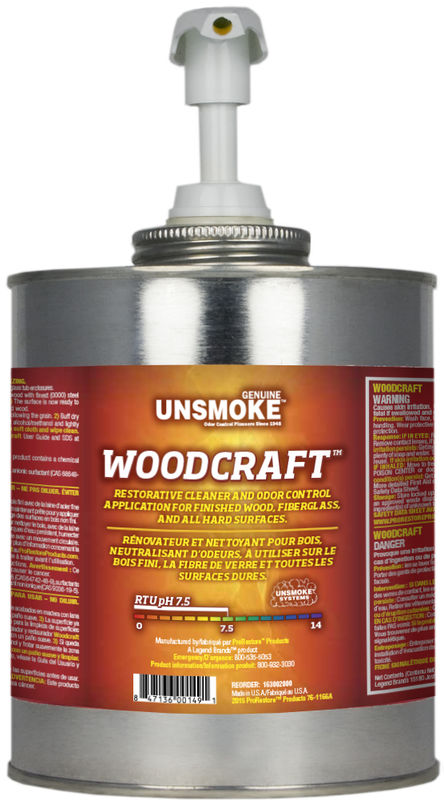 Unsmoke® WoodCraft Cleaner - 32oz - CleanHub LLC