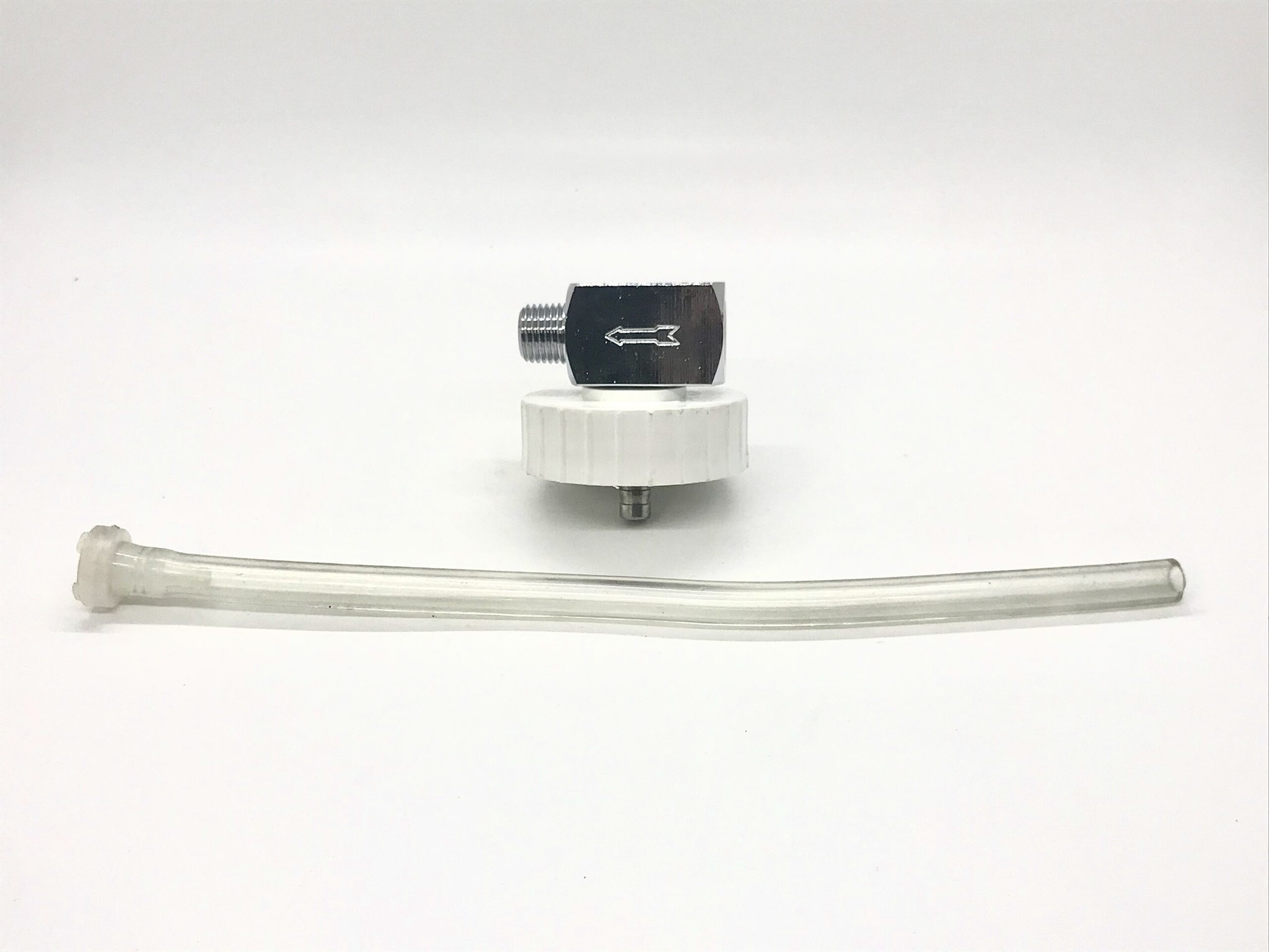1/4" Siphon Valve, With Cap, Dip Tube With Filter - CleanHub LLC