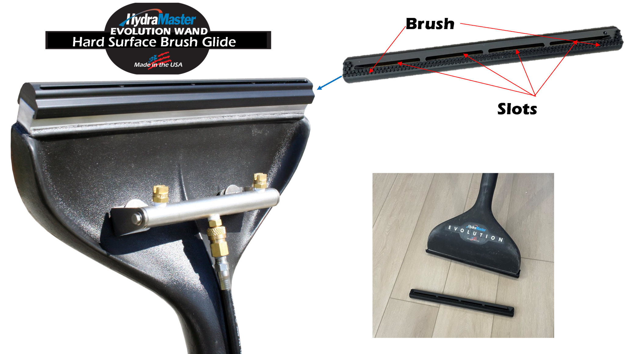 Glide | Brush Hard Surface Evolution Wand - CleanHub LLC