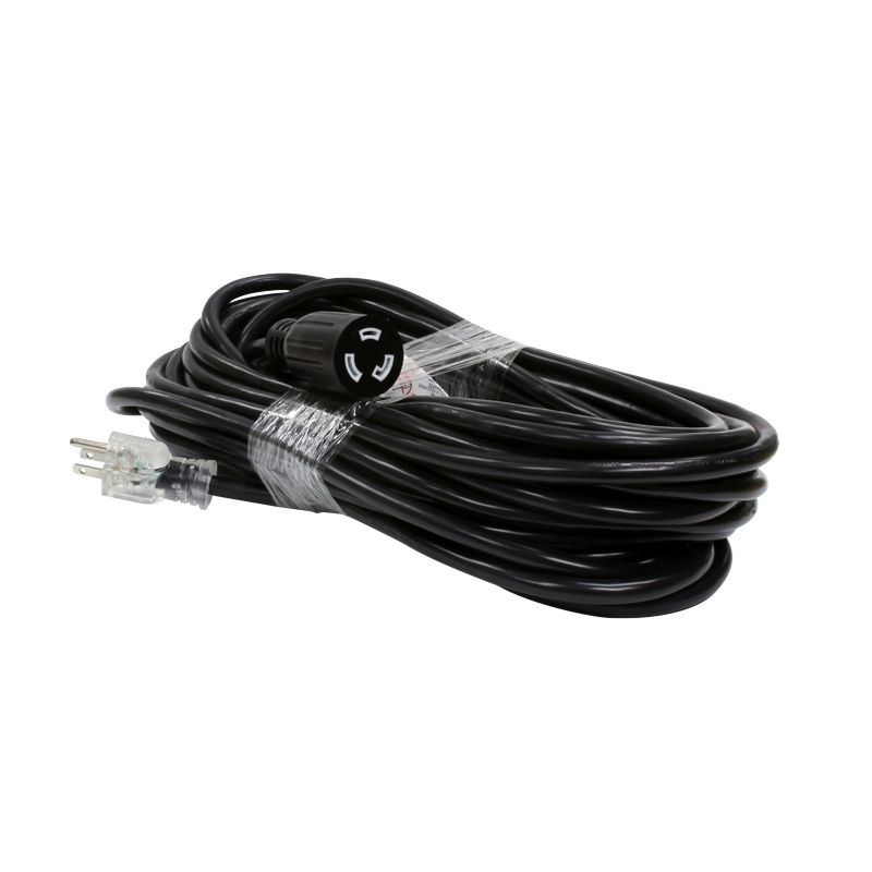 E351A - 50′ Extension Cord 12/3, Female Twist Lock - CleanHub LLC
