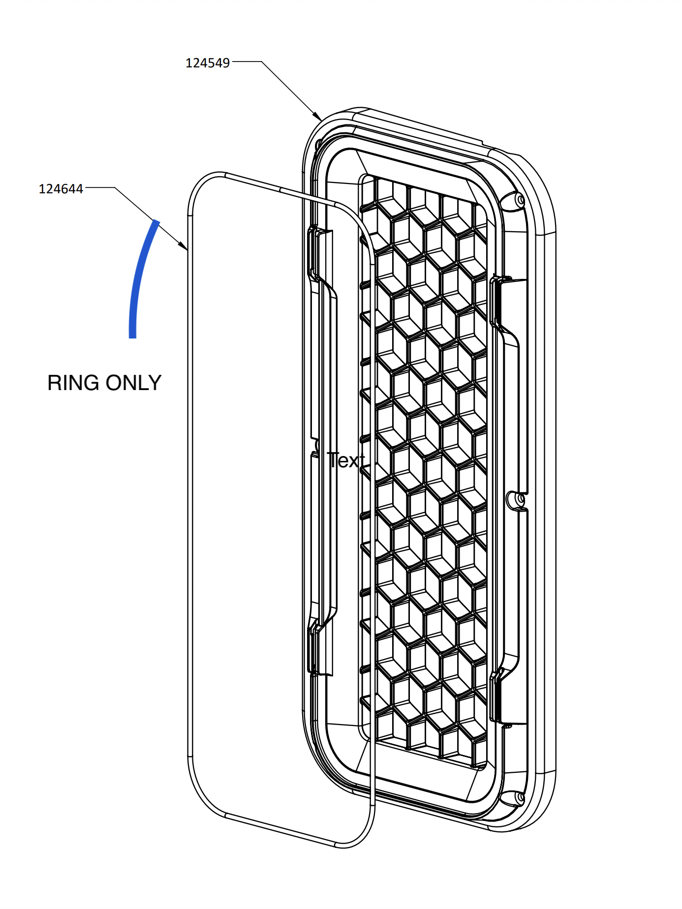 124644 - Ring - Duct Attachment ZP HEPA 700 - CleanHub LLC