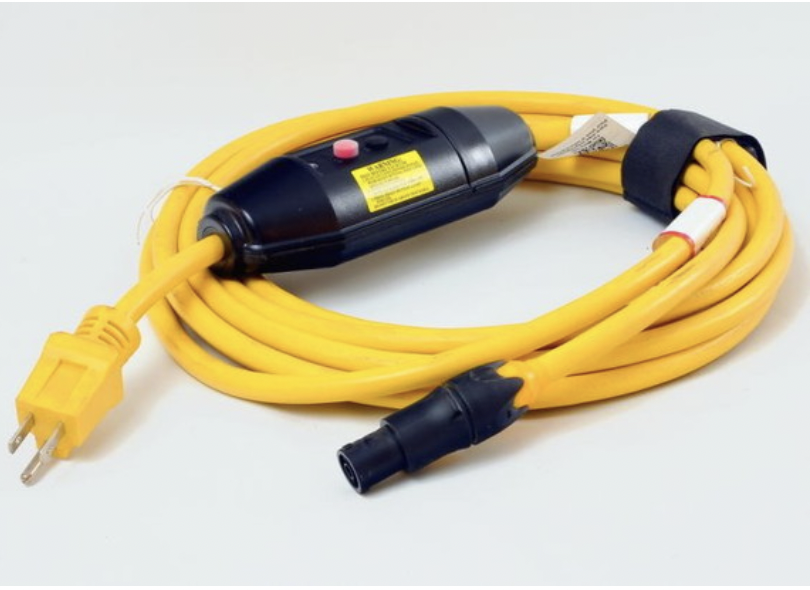 25' Power Cord Assembly, GFCI - CleanHub LLC