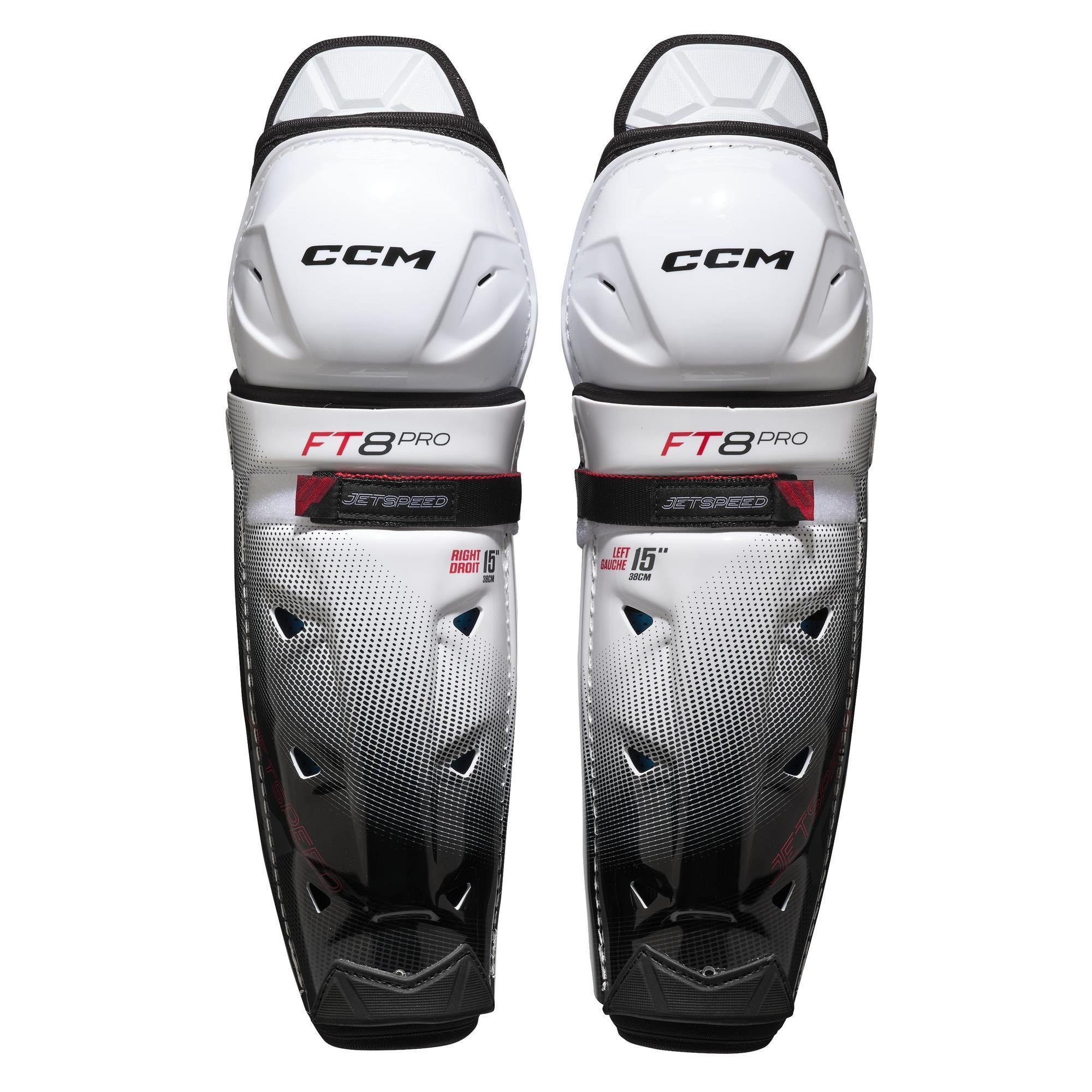 Jetspeed FT8 Pro Shin Guards Junior | CCM Hockey 2025 - Sports aux ...