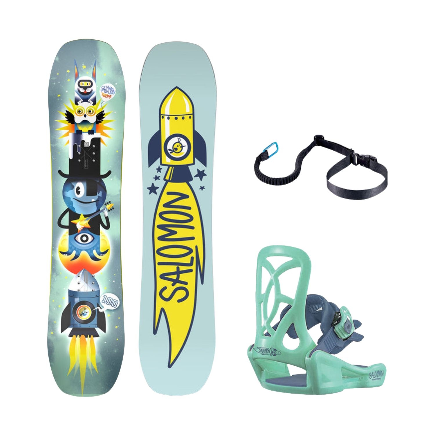 Salomon Team Package – Youth Complete Snowboard Kit - Sports aux Puces ...