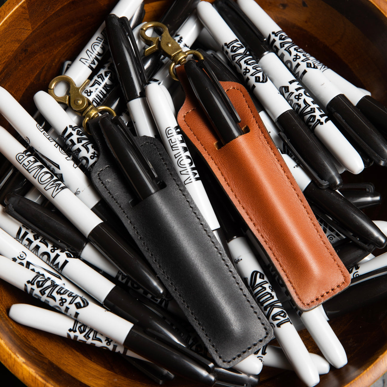 Leather Sharpie Holder Brown - The Modern Bartender | Buy Online Bar ...
