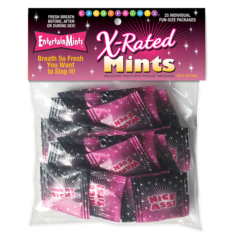 X-rated Mints 25 packs - Friends 4 Ever Lingerie