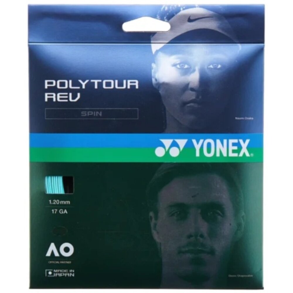 Yonex Poly Tour Rev 17/1.20 Tennis String (Mint) - MatchpointStore.com