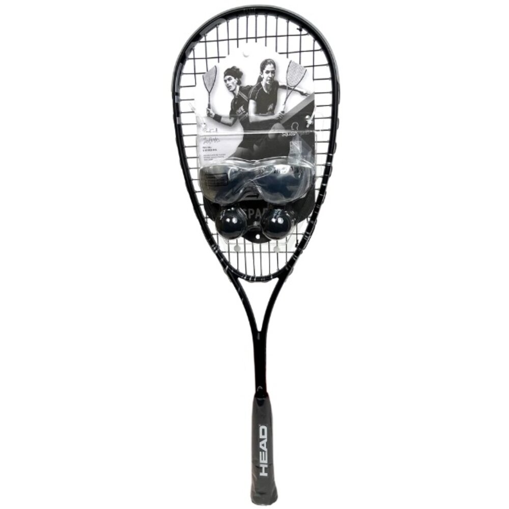Head Spark Elite Pack 2024 (Squash Racquet, Eyeguards, Balls ...