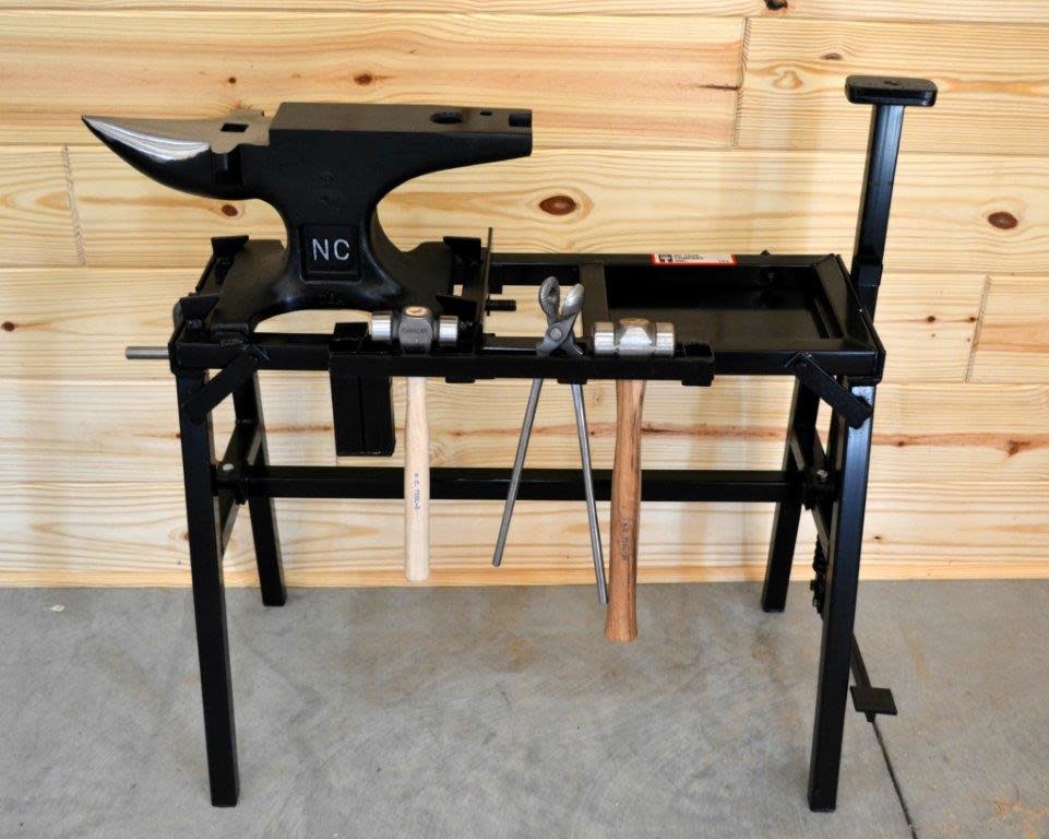 NC NC Rigid anvil stand w/ vice - Farriers Depot