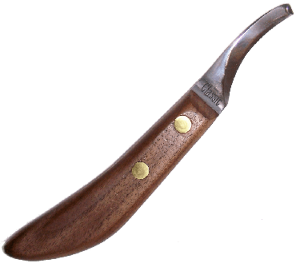 Anvil Brand AB The CLASSIC knife , Long Handle L/H - Farriers Depot