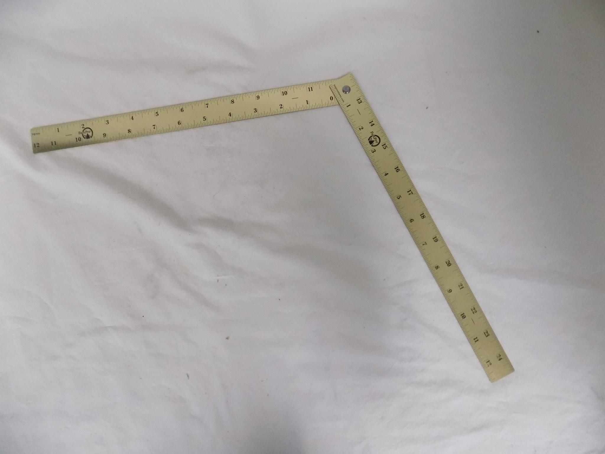 Foot Pro FootPro Folding Brass Ruler 24" - Farriers Depot