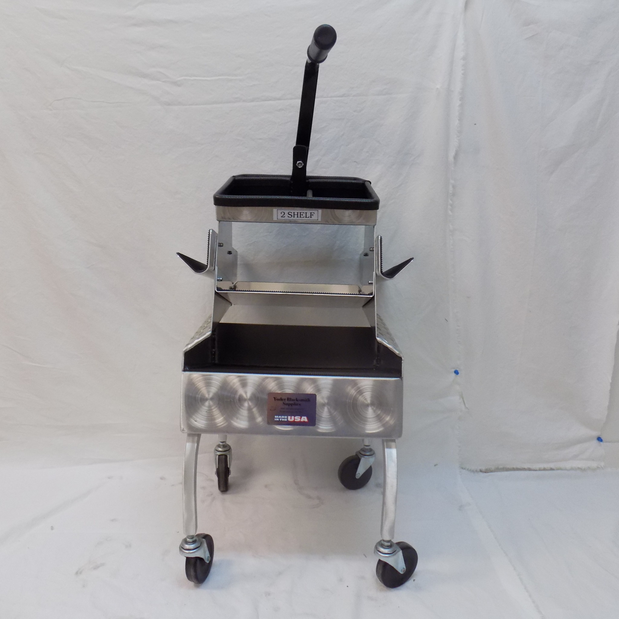 Yoder GH JR 2 Shelf Aluminum Shoeing Box - Farriers Depot