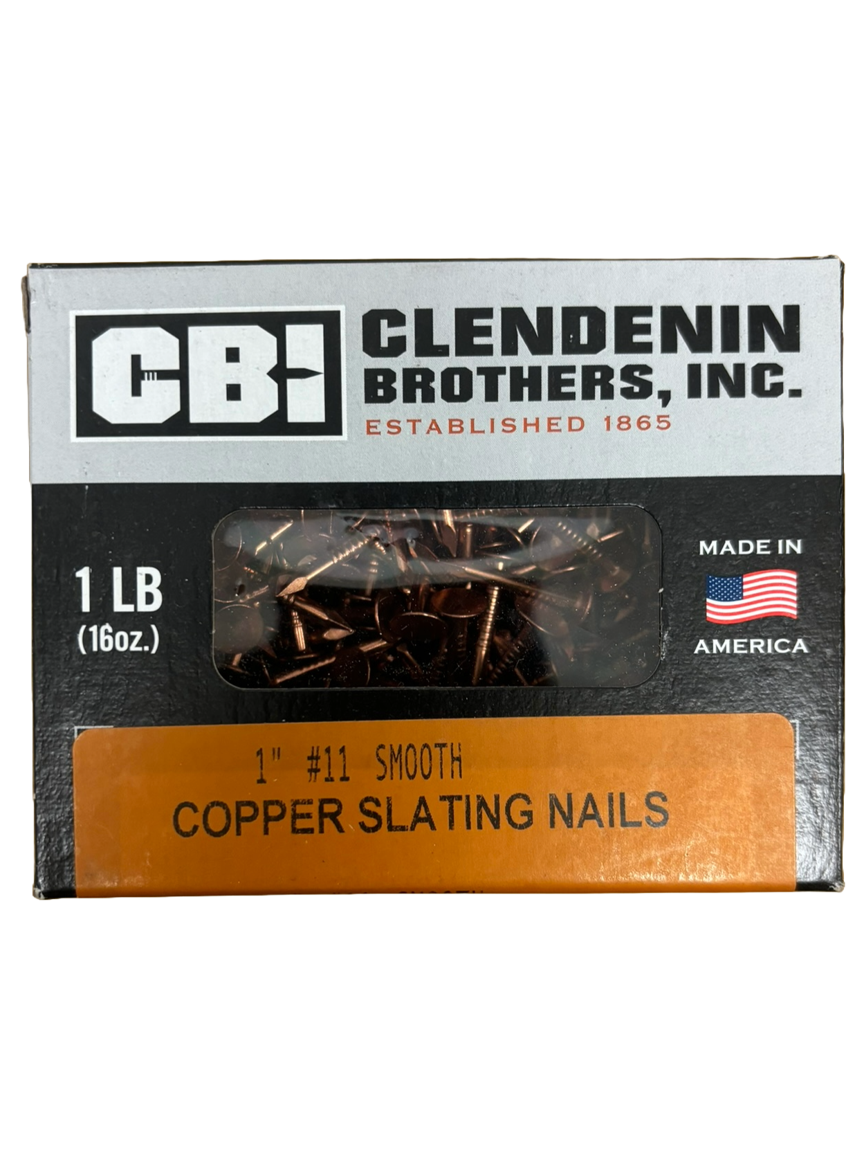Copper Pad Nails, 1 lb. Box - Farriers Depot