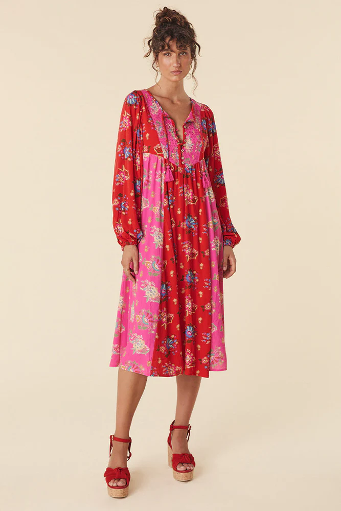 Spell Solstice Boho Midi Dress - I Heart Hanalei Beach Boutique