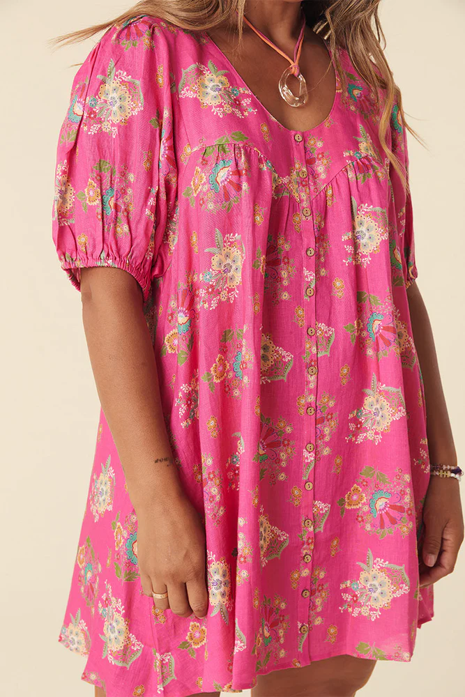 Spell Solstice Linen Tunic Dress - I Heart Hanalei Beach Boutique