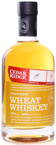 SALE Cedar Ridge Small Batch Wheat Whiskey 750ml - Pound Ridge Wine ...