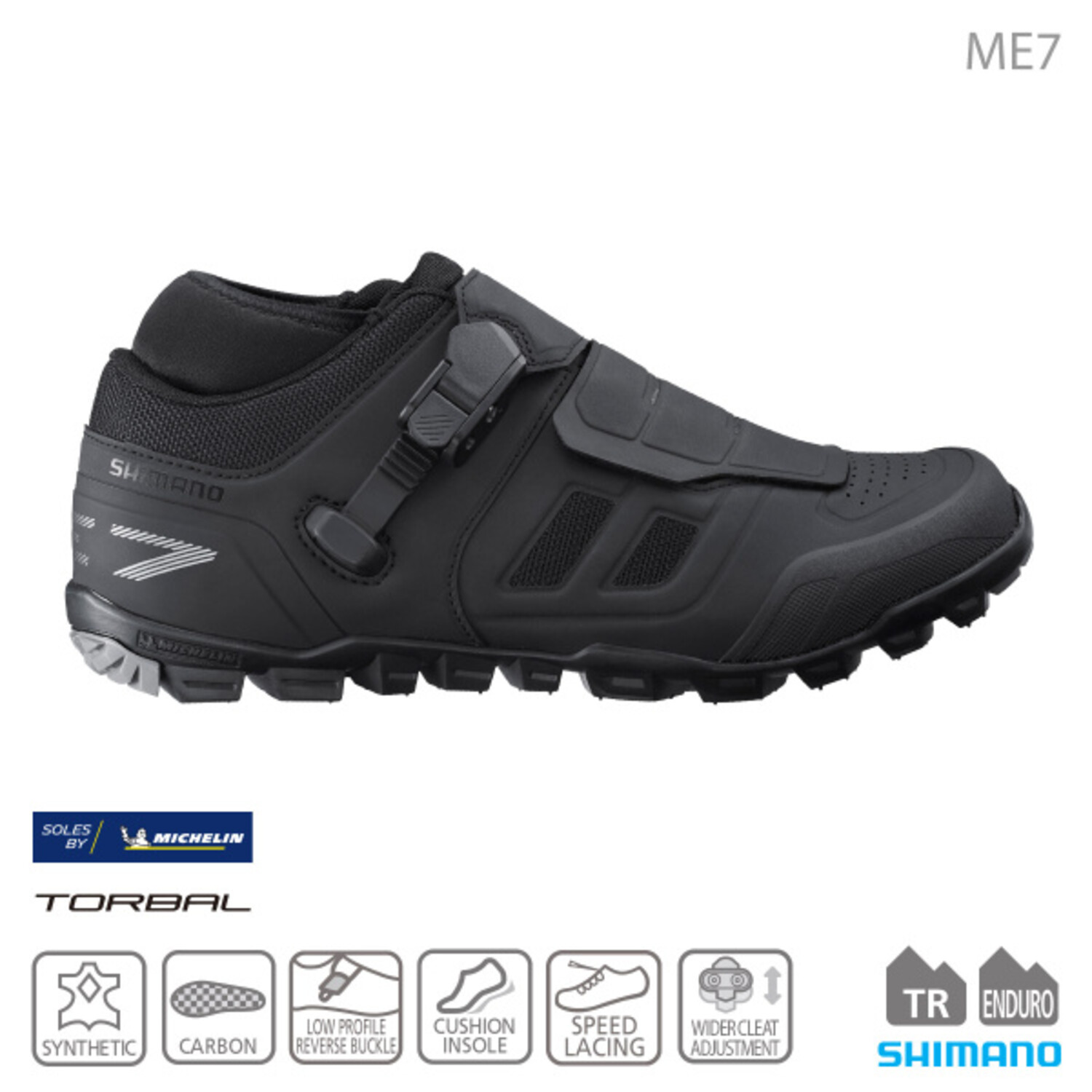Shimano Shimano ME702 SPD MTB Black