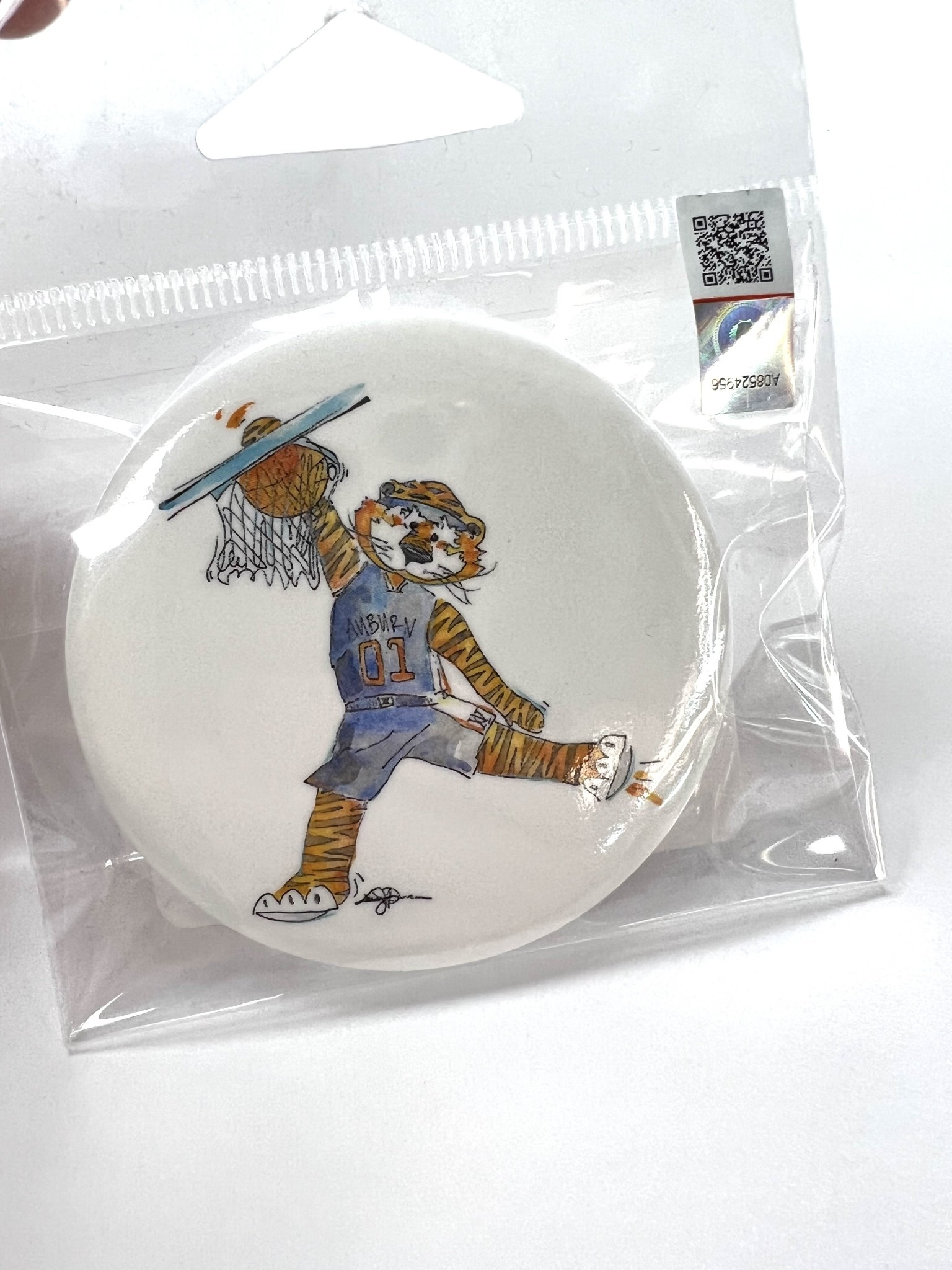 Collegiate Trading Company aubie watercolor slam dunk button - J&M ...