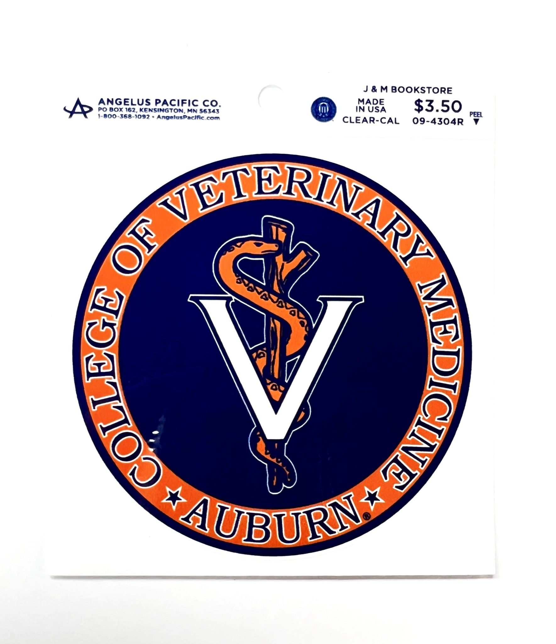 Veterinary Decal - J&M Bookstore Downtown